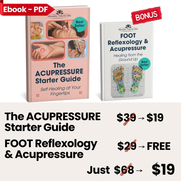 The ACUPRESSURE Starter Guide E-Book ( + bonus FOOT Reflexology & Acup